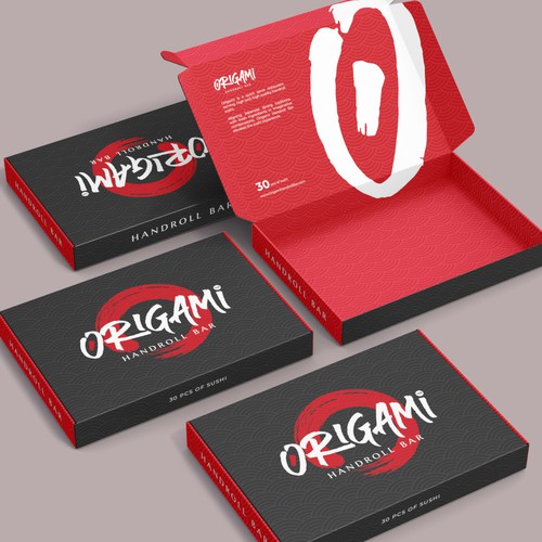 Designs | Origami Handroll Bar - Take out box | Product packaging contest