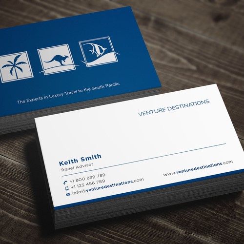 Design a Business Card for a Luxury Travel Brand (logos provided ...