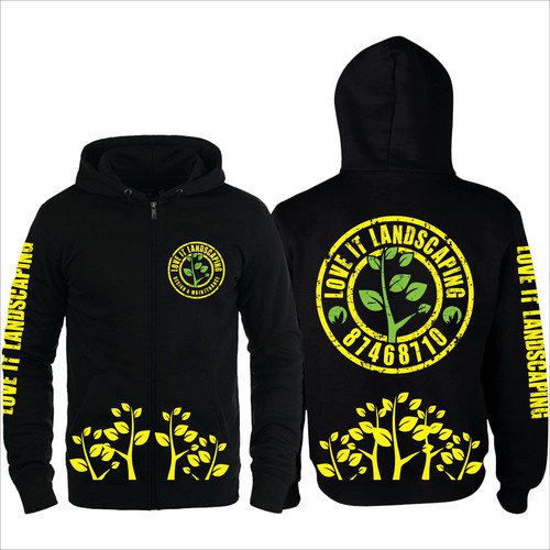 edgy landscaping workwear( hoodies) | Clothing or apparel contest