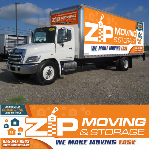 Designs | Design mind blowing truck wrap for our moving company | Car ...