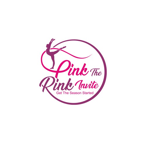 Designs | Gymnastics Competition - Pink The Rink | Logo design contest