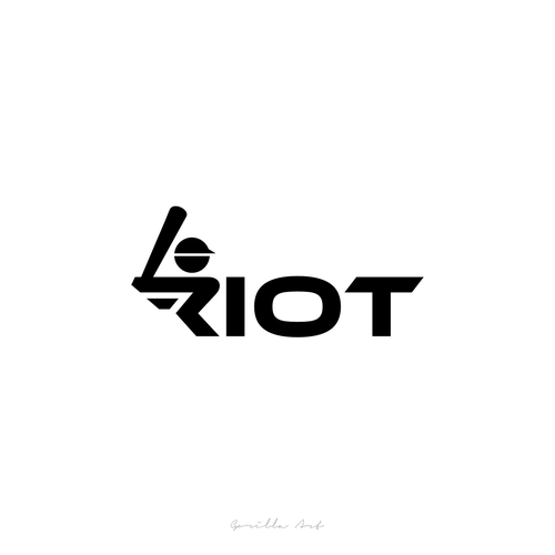 Designs | Riot Baseball Man | Logo design contest