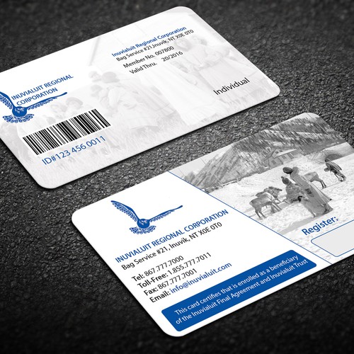 Designing Beneficiary Membership Cards | Business card contest