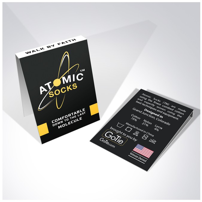 Create an Awesome and Simple Sock Card | Product packaging contest