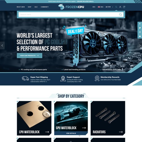 Designs | Design Homepage for World's Largest Store for PC Performance ...