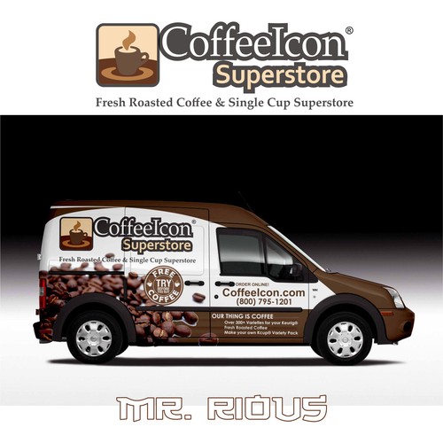 Create a Great Looking Vehicle Wrap Design for CoffeeIcon Supestore ...