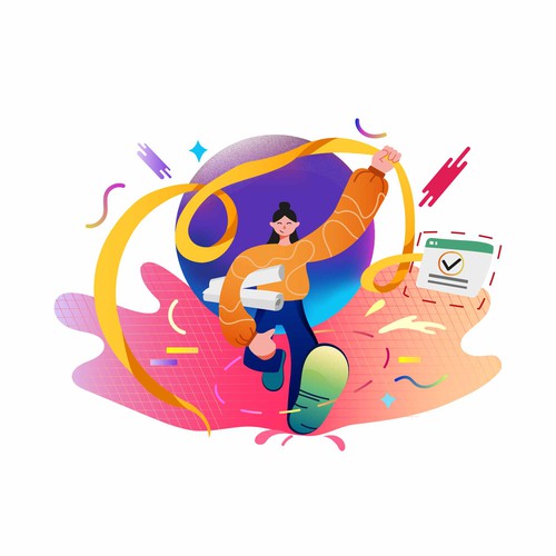 Designs | Illustration for 99desings website - Client project ...