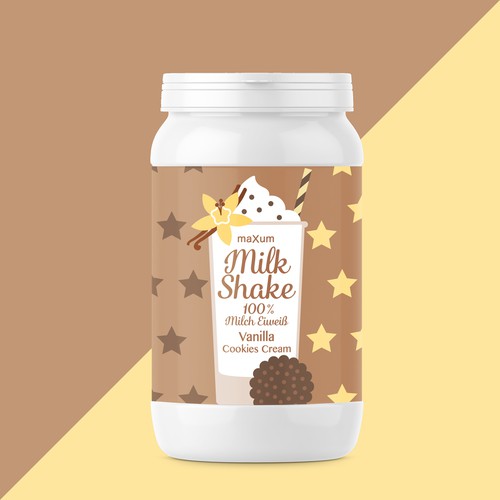 Milk Shake label design | Product label contest