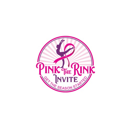 Designs | Gymnastics Competition - Pink The Rink | Logo design contest