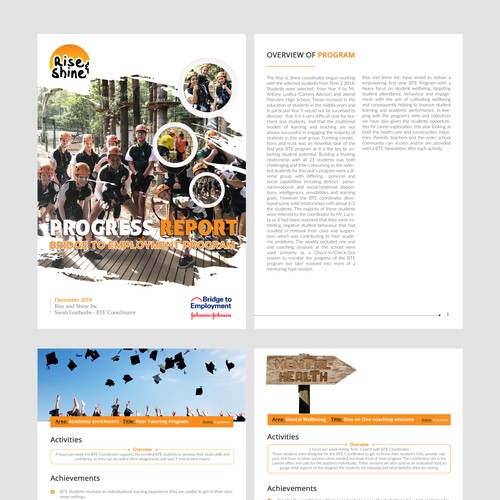 Visually appealing report | Other business or advertising contest