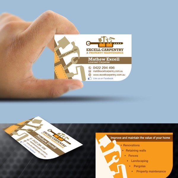 Property Maintenance Business Cards