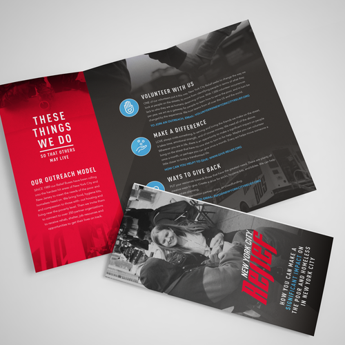 Brochure for Nonprofit helping NYC's Homeless. | Brochure contest