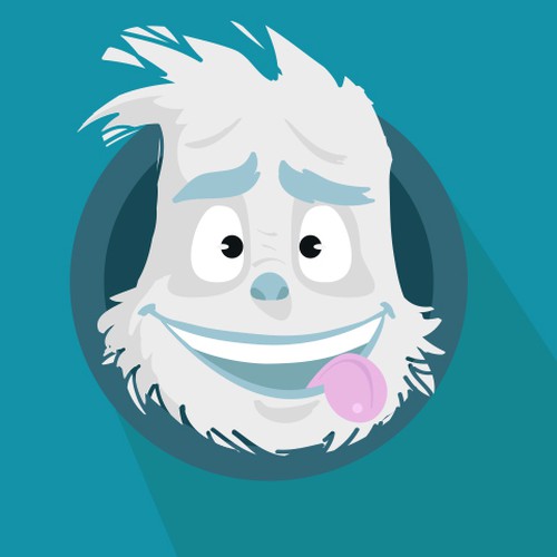 Vector illustration of Yeti face for winter apparel company | Character ...