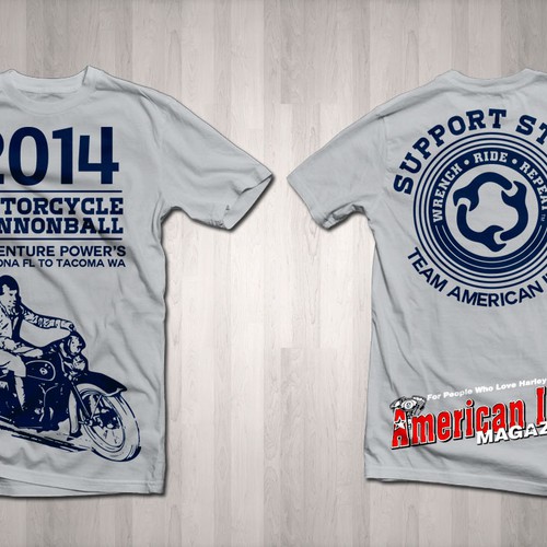 Motorcycle Event T-Shirt Design | T-shirt contest