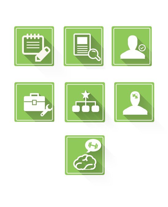 Icons needed to represent product range for award winning training ...