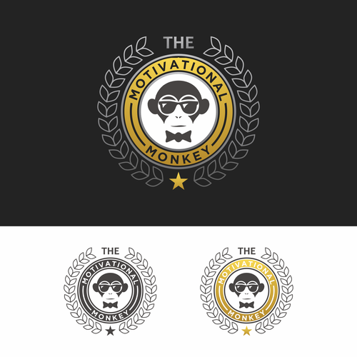 Create a strong monkey logo for Motivational site | Logo design contest