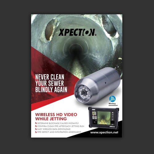 Print Ad for HD Video Sewer Cleaning System | Postcard, flyer or print ...