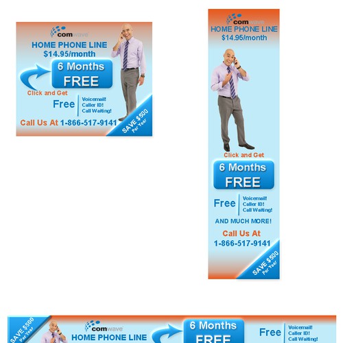 Comwave Telecom needs a new banner ad | Banner ad contest