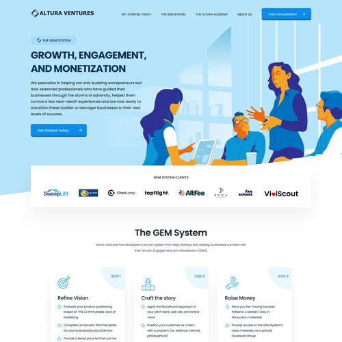Designs | Altura.com Website Redesign | Web page design contest