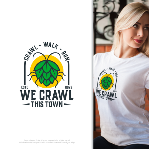 Designs | We Crawl this Town | Logo design contest