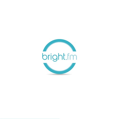 Create a colorful radio station logo to match its name: BRIGHT-FM ...