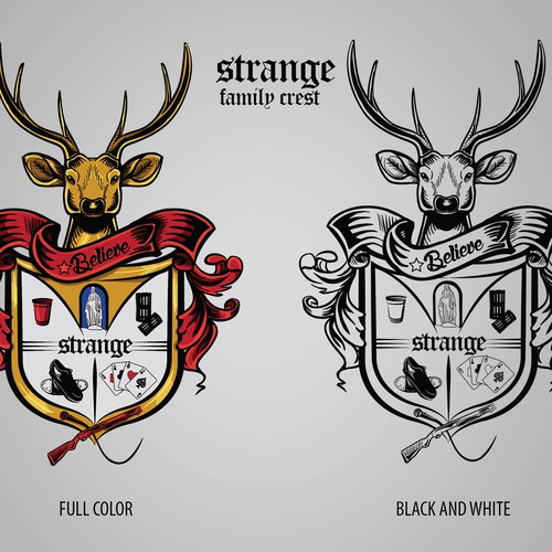 Create my Strange Family Crest | Other art or illustration contest
