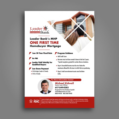 Mortgage loan officer needs to get the word out | Postcard, flyer or ...