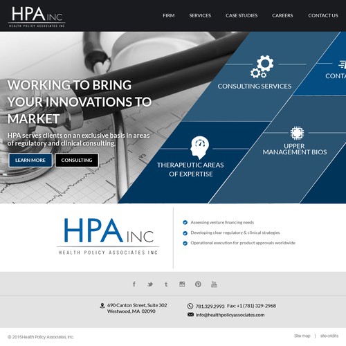 HPA, Inc. | Web page design contest
