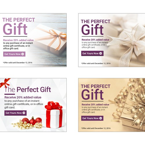 Design Banner Ad for Gift Card Promotion | Banner ad contest