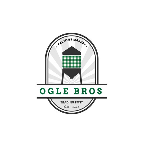 Create a legendary iconic logo and sign element for Ogle Brothers ...