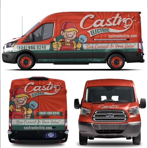 Designs | Van wrap For Electrical business! | Guaranteed | Quick Choice ...