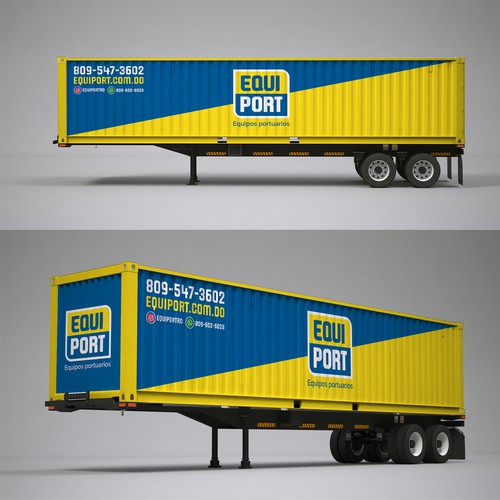 Designs | Equiport Containers | Car, truck or van wrap contest