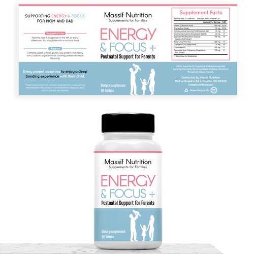Designs | Label design for nutritional product to change parents' lives ...
