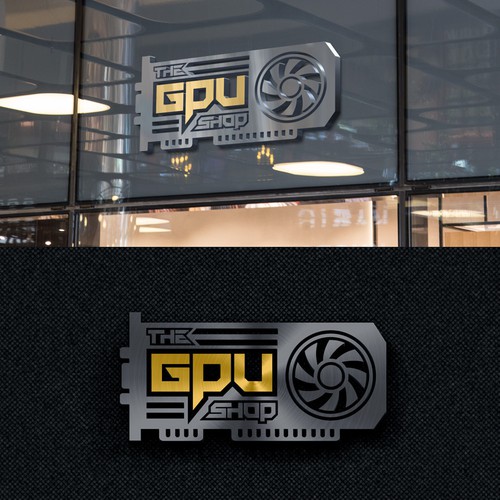 Create a futuristic logo for "The GPU Shop" | Logo design contest