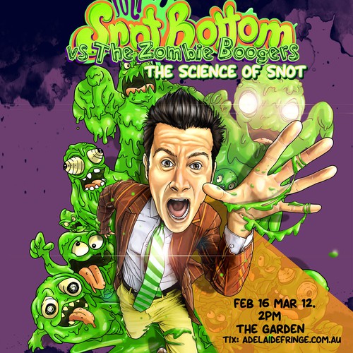 Designs | Create a gooey, slimy poster illustration for a kidsshow ...