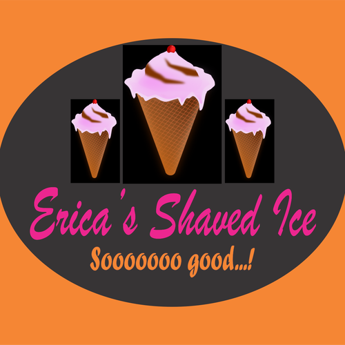 Create a striking Shaved Ice Illustration for Erica's Shaved Ice | Logo ...