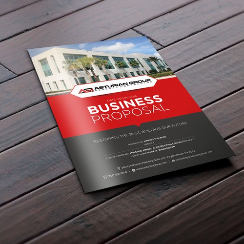 Design a Proposal Cover and Back | Other business or advertising contest