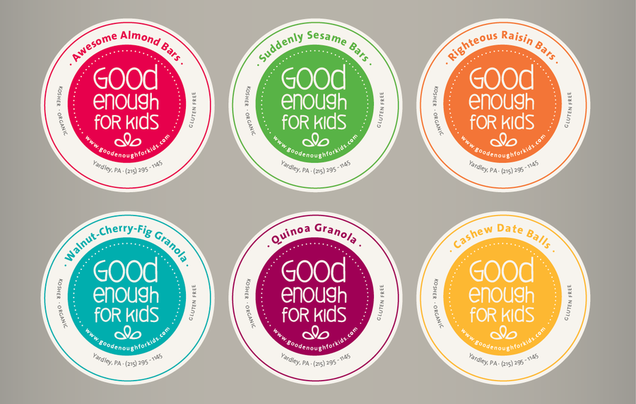 product label for Good Enough For Kids | Product label contest