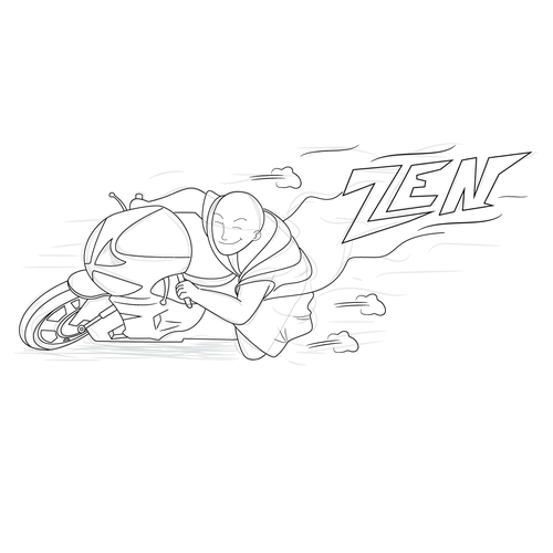 Zen Motorcycle Racing Logo | Logo design contest