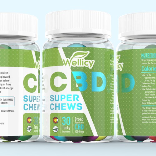 Looking for an EPIC & SEXY CBD Gummy Label Design! | Product label contest