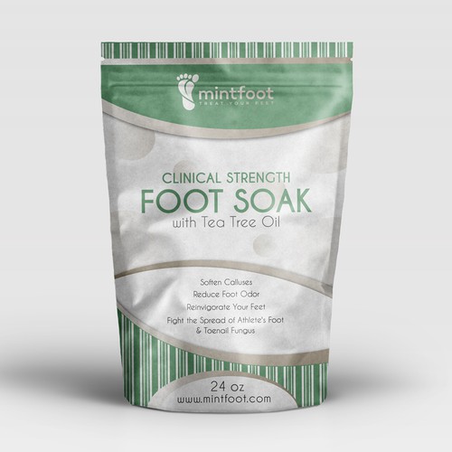 Designs | Design a Memorable Pouch Package for a Sea Salt Foot Soak by ...