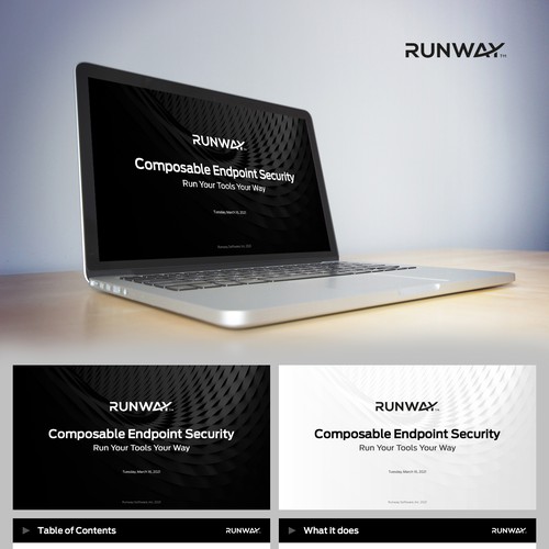 Designs | Powerpoint template for Runway Software | PowerPoint template ...