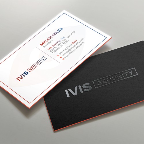 Designs | Business Card for Modern Security Company | Business card contest