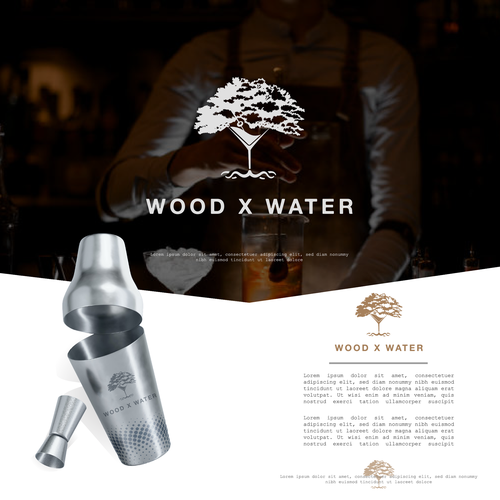 Designs | Monochrome Logo for Austin Cocktail Bar | Logo design contest