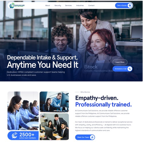 Designs | Communicare Website Design | Web page design contest