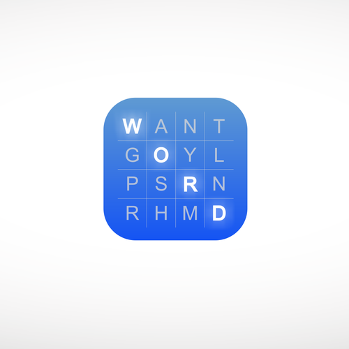 Create a fun word search puzzle icon for Android / iOS | Icon or button ...