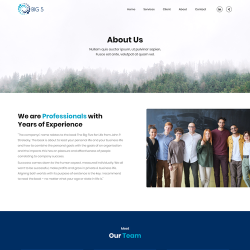 Designs | Your Partner For Next Level | Web page design contest