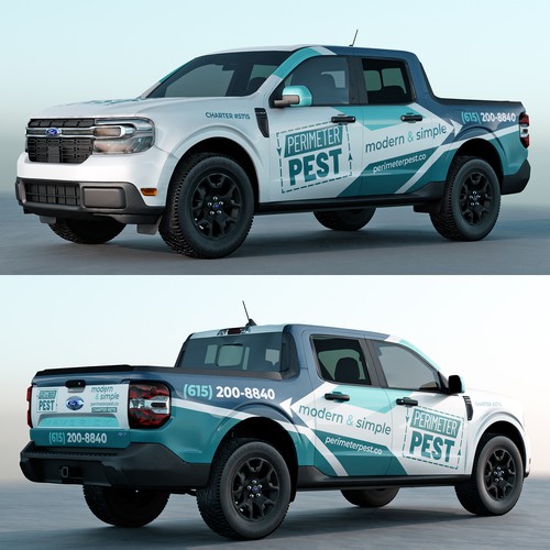 Designs | Design a modern and simple truck wrap for our pest control ...