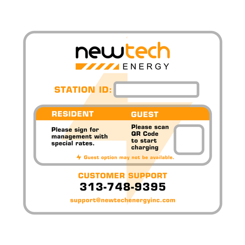 Designs | EV charging station label | Product label contest