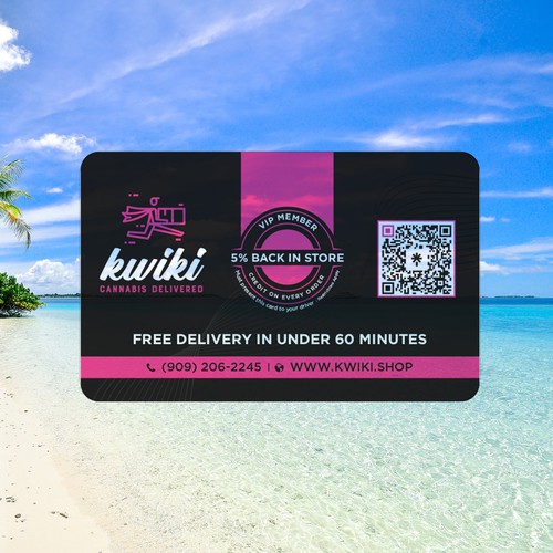 Designs | VIP membership card for a cannabis delivery service ...